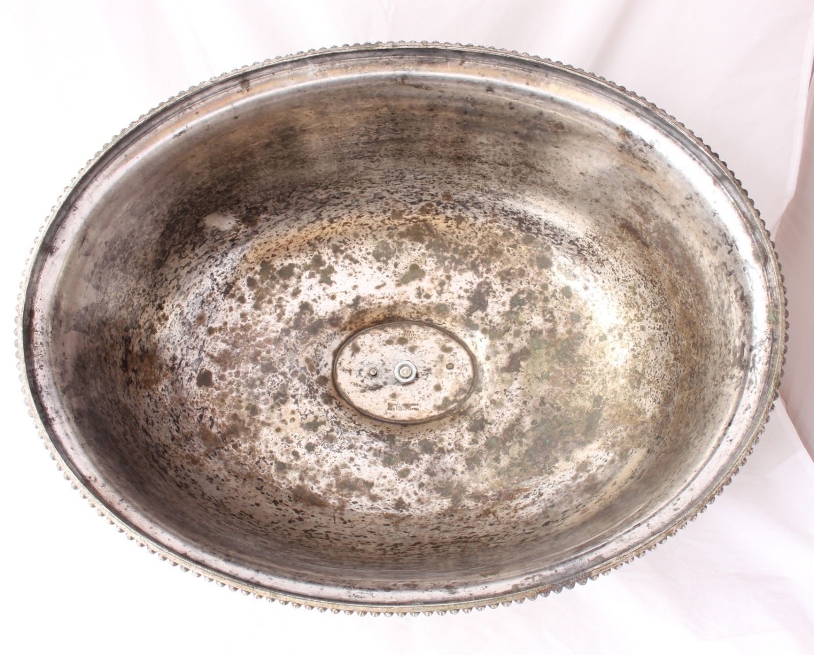 Fabulous X Large Antique Best Sheffield Heavy Silver Plate Meat Food ...