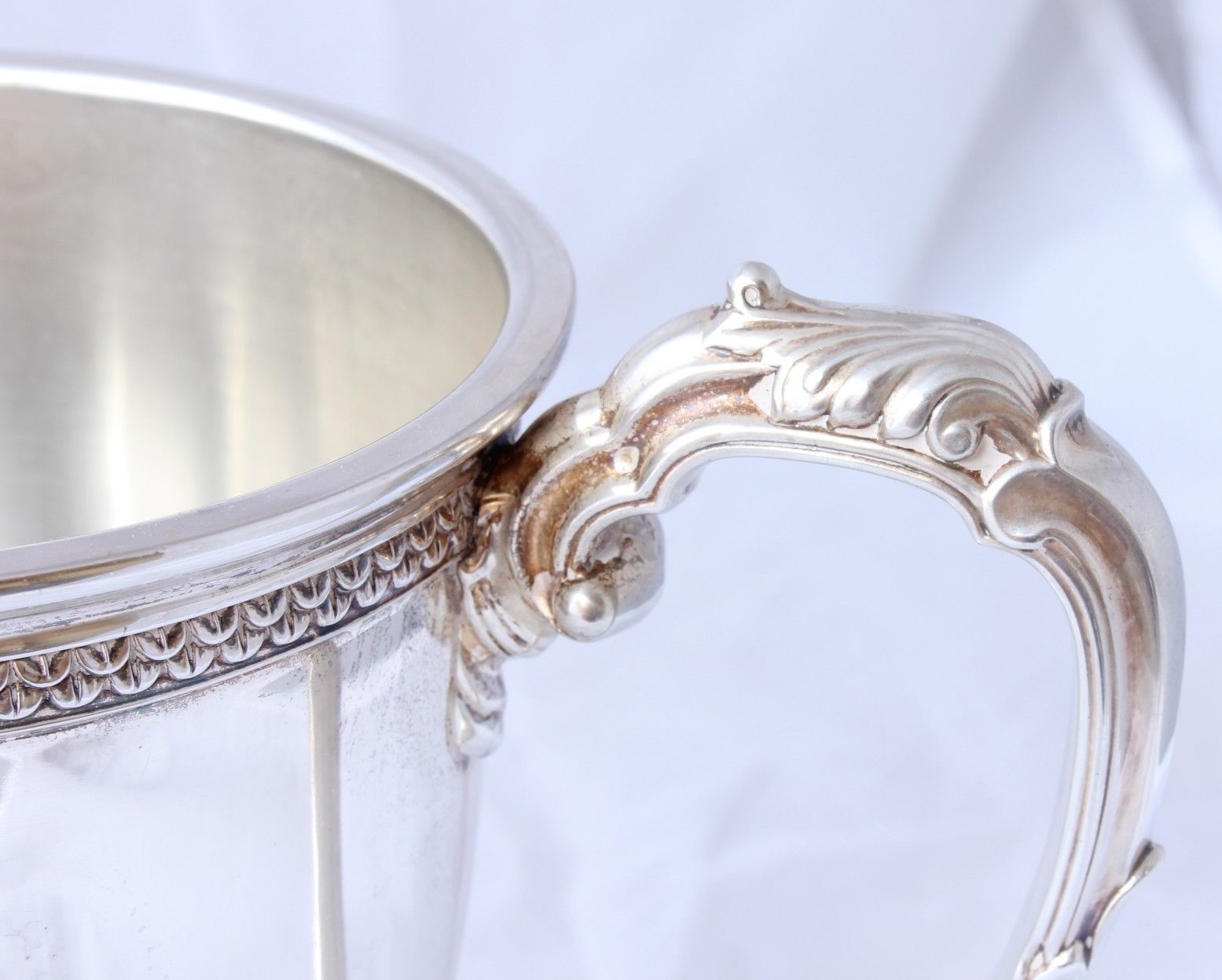 Large Silver Chas Smelling Bowling Trophy Messrs Olive & Partington 1937.