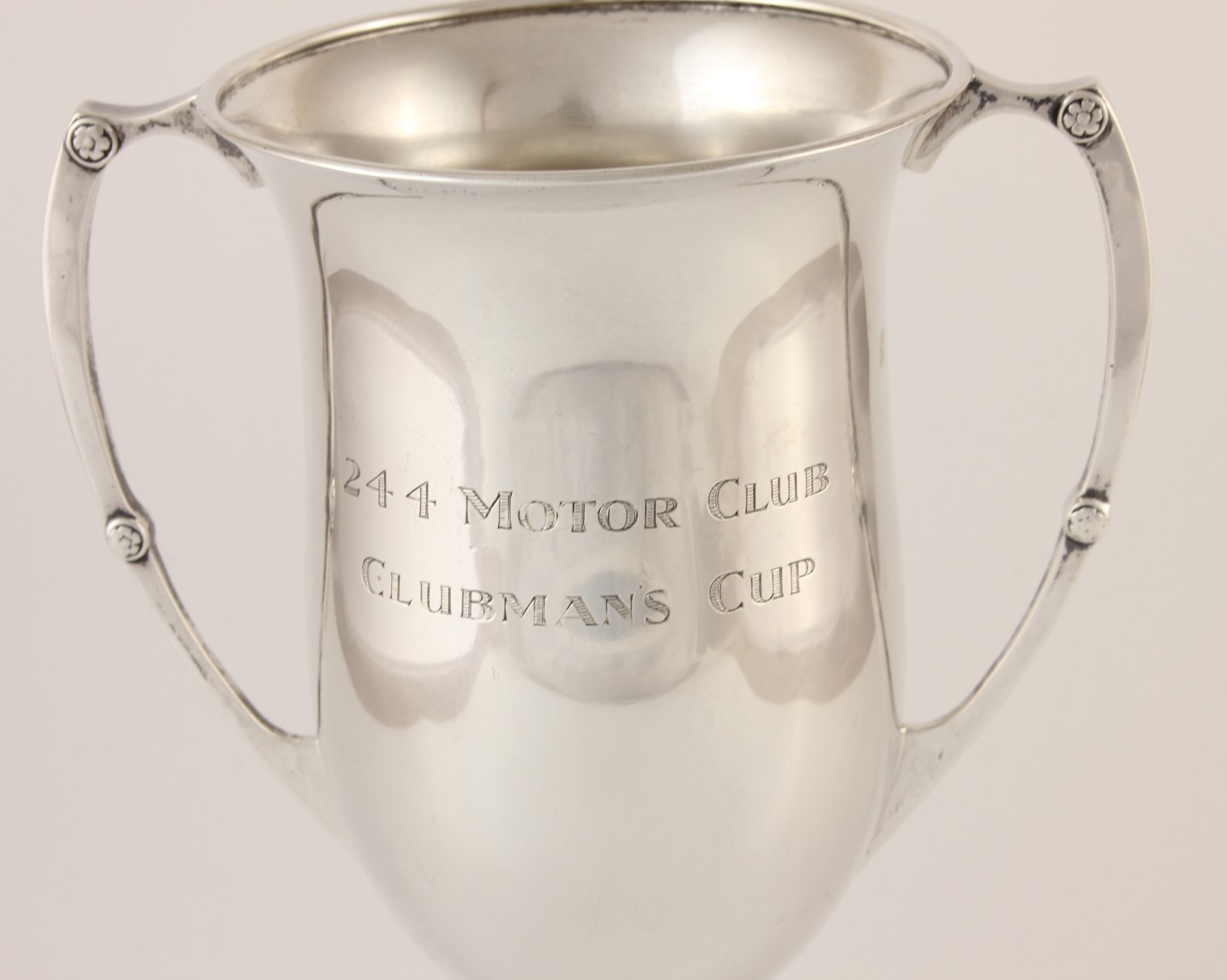 Solid Silver Motor Racing Sports Trophy Cup 24 4 Motor Club Clubman's ...