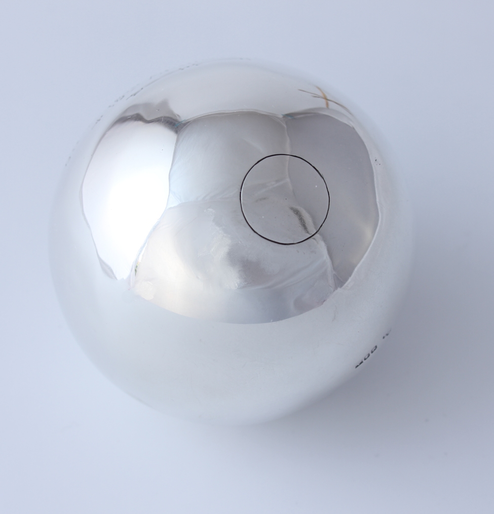 Leinster Cricket Club Bowling Club Irish Silver Ball Trophy. 1942 Dublin.