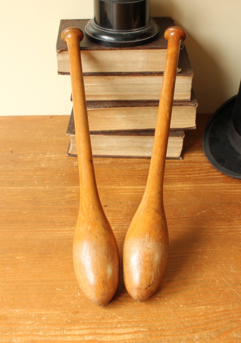 Wood Indian Clubs. Exercise Meels / Weights for Home Decor, Gym, Sports ...