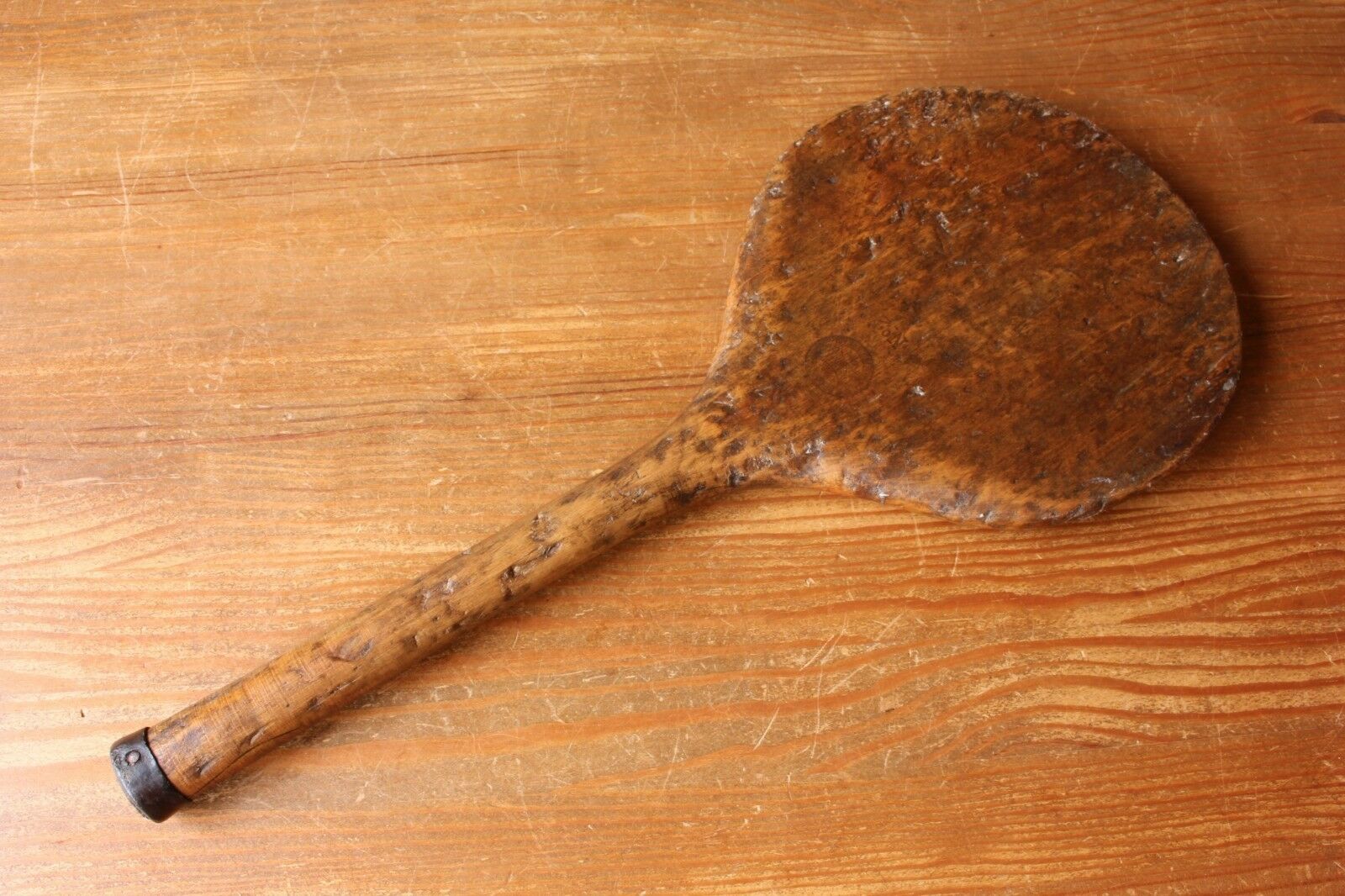 Antique Wood Spalding No2 Stoolball Bat. Wooden Vintage Cricket Sports ...