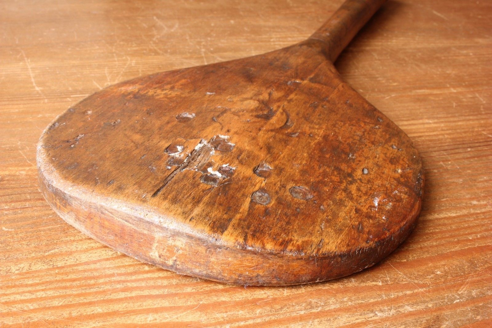 Antique Wood Spalding No2 Stoolball Bat. Wooden Vintage Cricket Sports ...