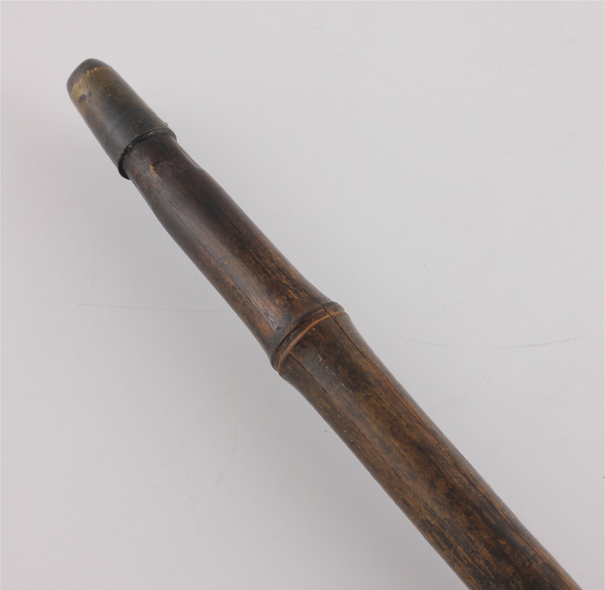 Bamboo Root Walking Cane Horse Measuring Stick. Swaine & Adeney c1900.