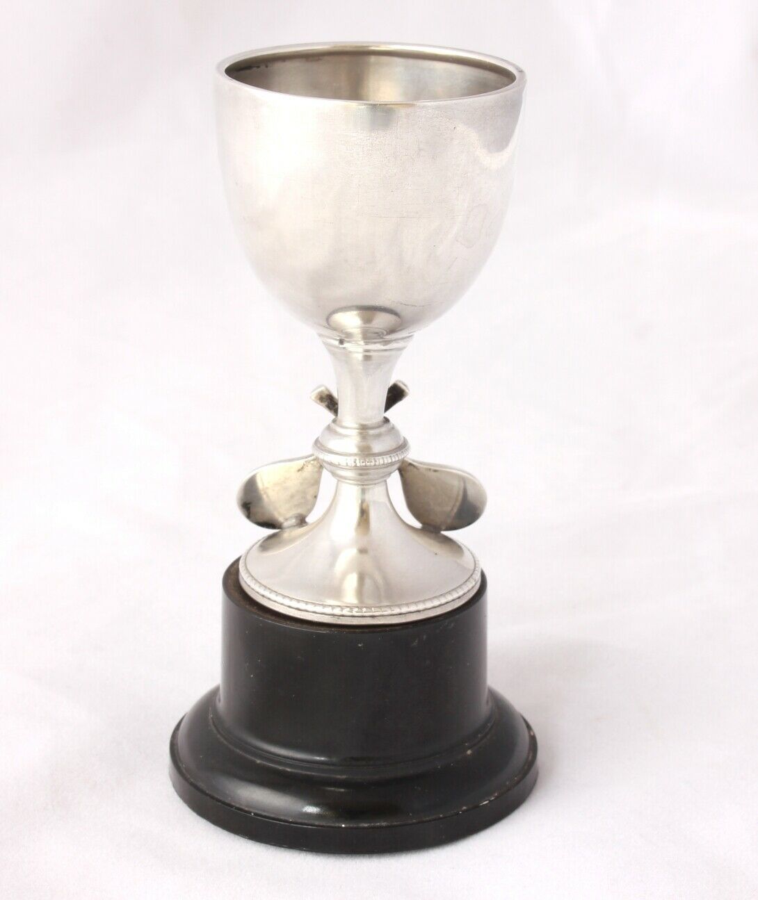 Solid Silver Tennis Racket Trophy Cup. W.T.C Open Singles 1936.
