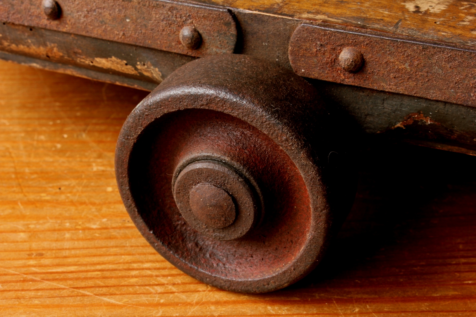 Antique Wooden Industrial Hand Truck The Moveall Patent Trolley FW ...