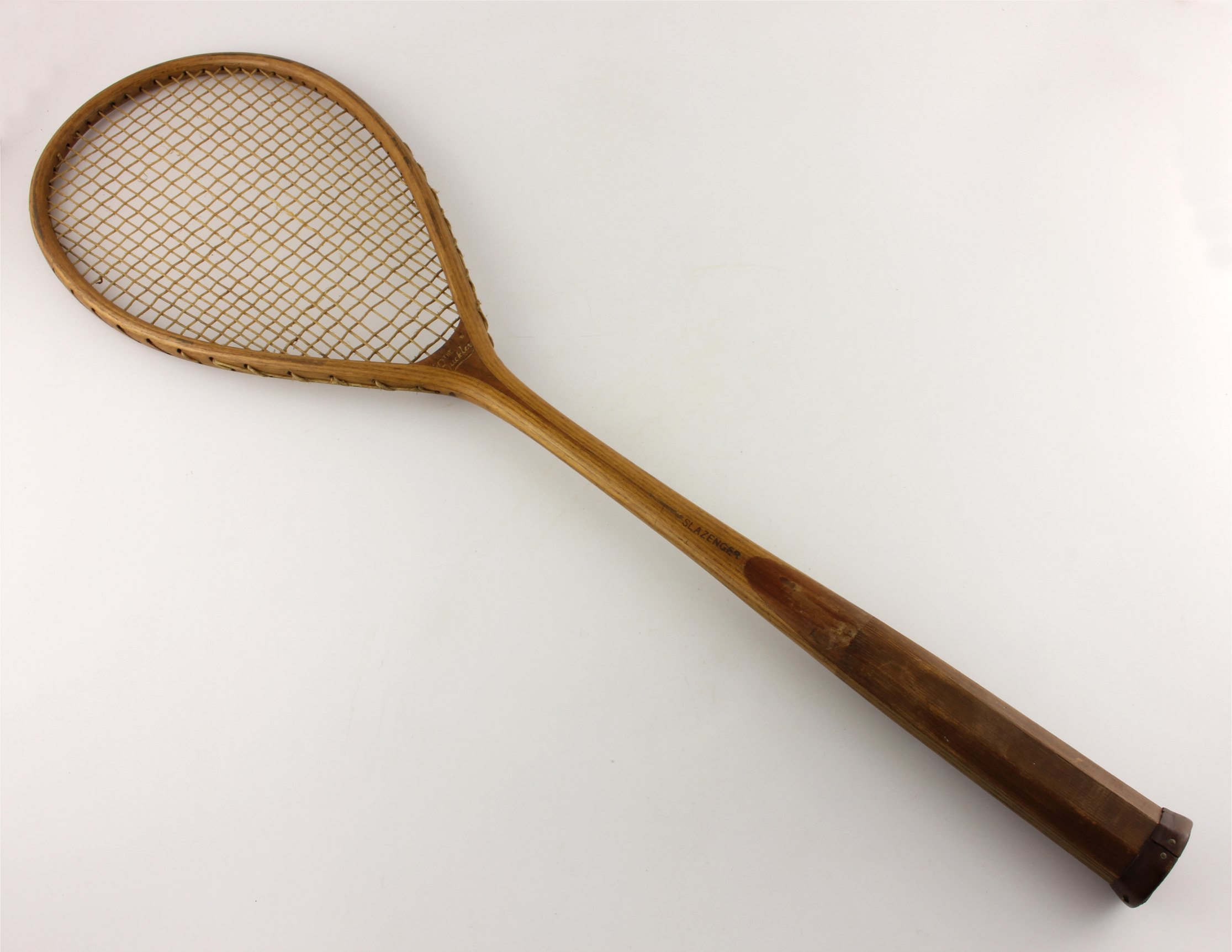 Antique Slazenger The Buckley Badminton Racket. Games Racquet. c1900.