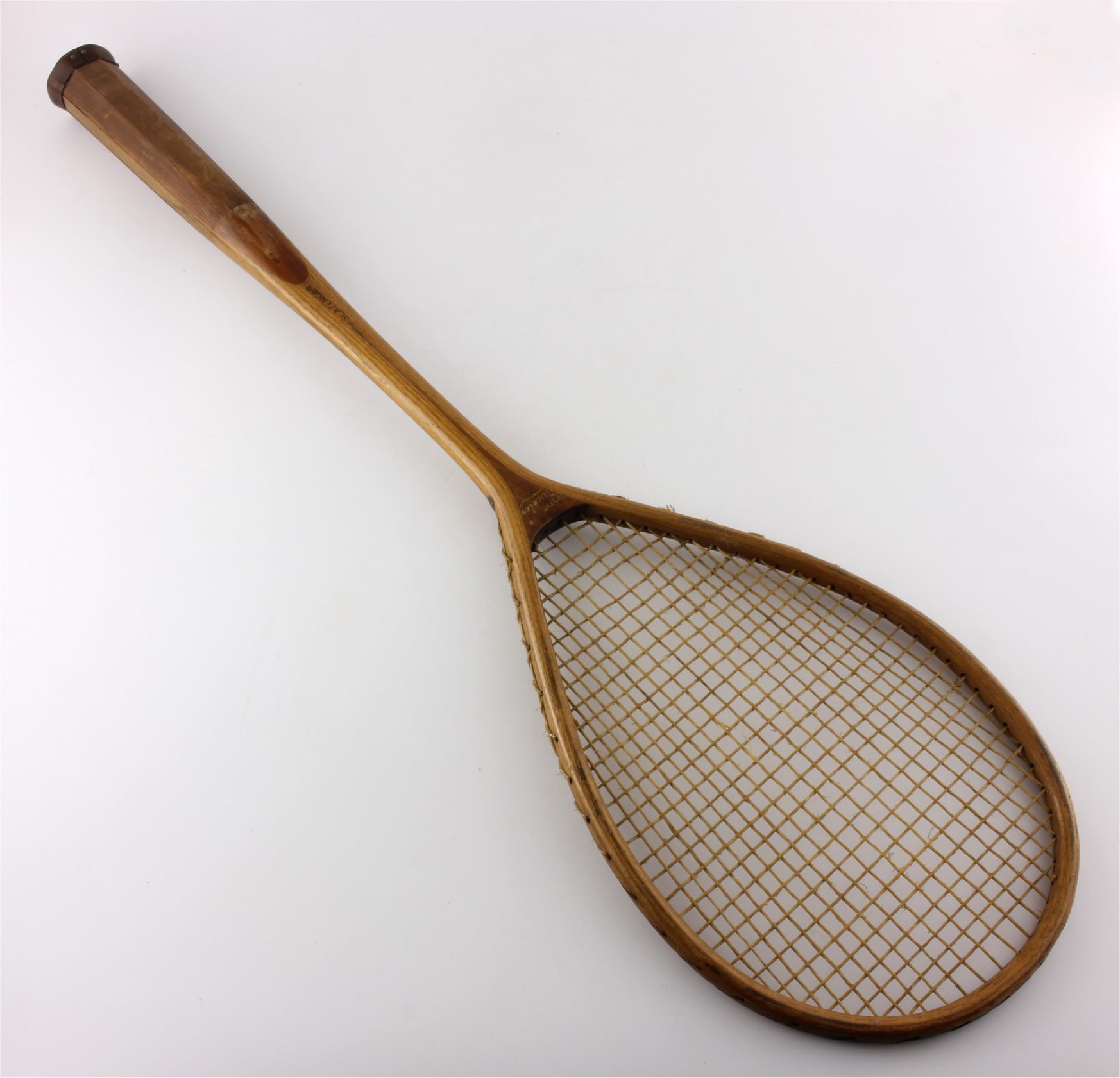 Antique Slazenger The Buckley Badminton Racket. Games Racquet. c1900.