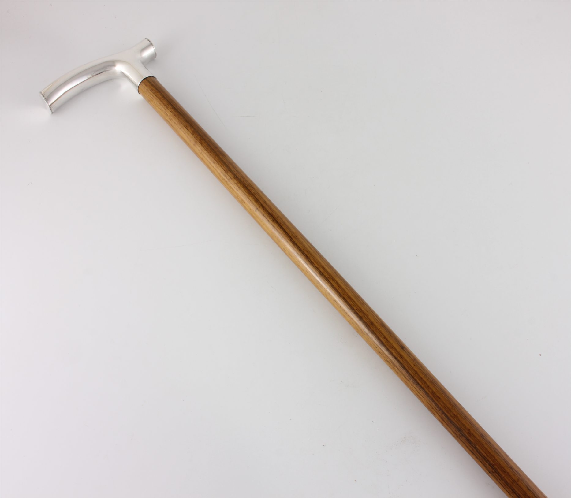 Vintage Silver Topped Opera Walking Cane Stick. Charles S Green. 1988.