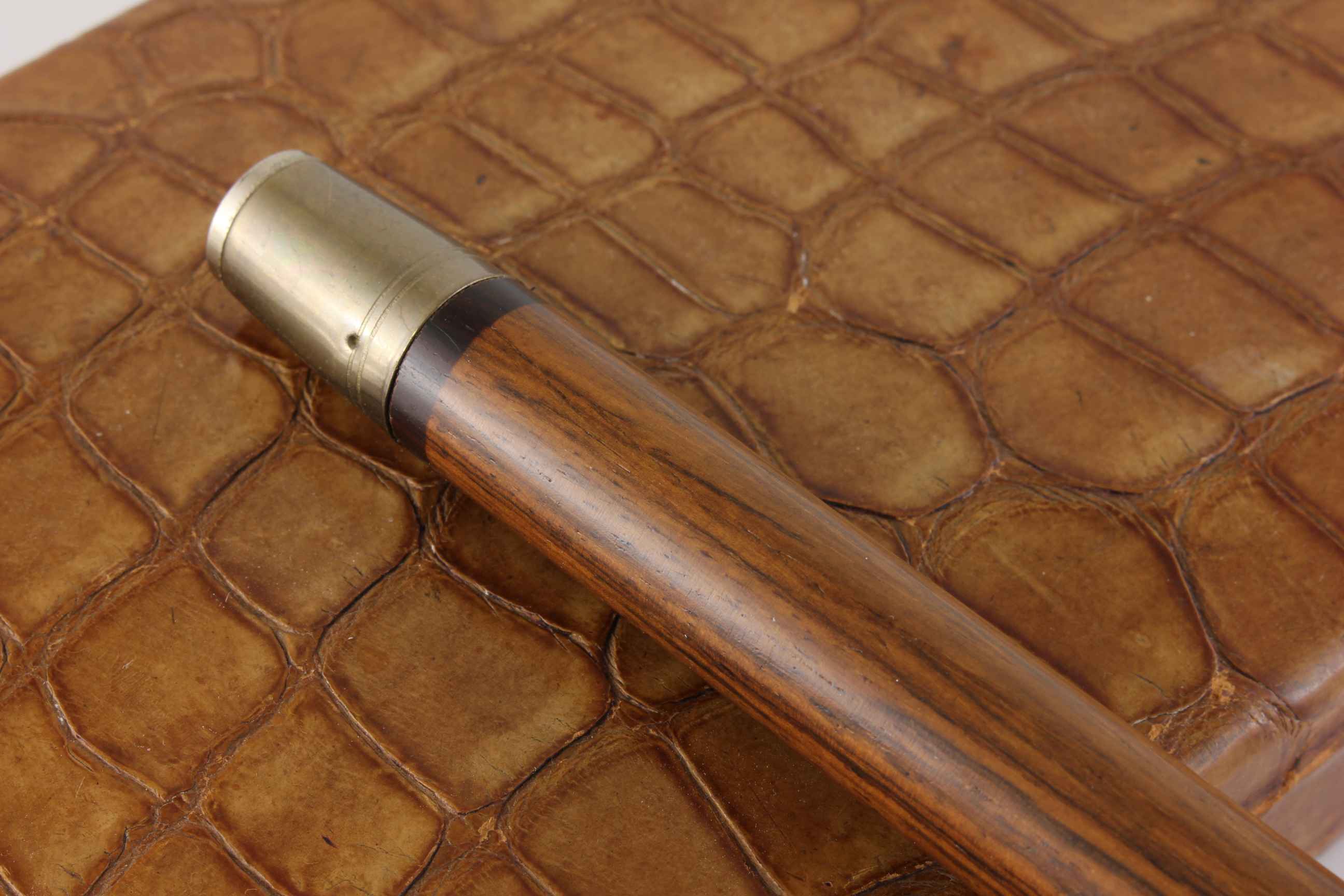 Vintage Silver Topped Opera Walking Cane Stick. Charles S Green. 1988.
