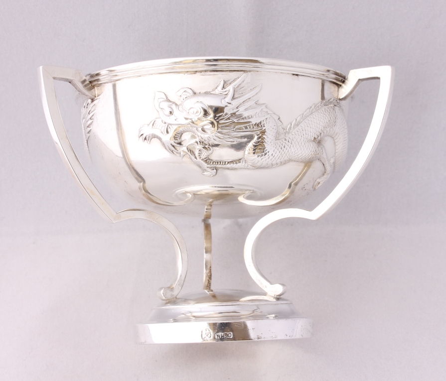 Wang Hing Chinese Silver Dragon Trophy Cup WH90. The Blackheath Cup 1914