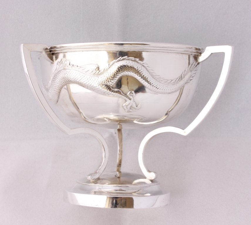 Wang Hing Chinese Silver Dragon Trophy Cup WH90. The Blackheath Cup 1914