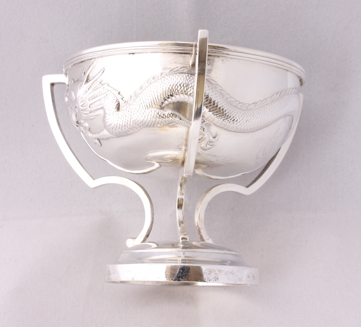 Wang Hing Chinese Silver Dragon Trophy Cup WH90. The Blackheath Cup 1914