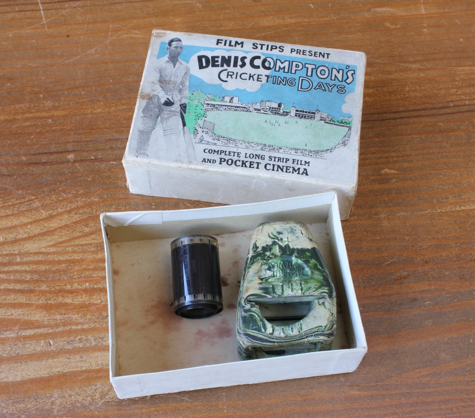 Cricket Film Stips, Denis Compton`s Cricketing Days Viewer & Box ...